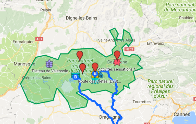 Le Parc Naturel Régional du Verdon : villages typiques et paysages colorés